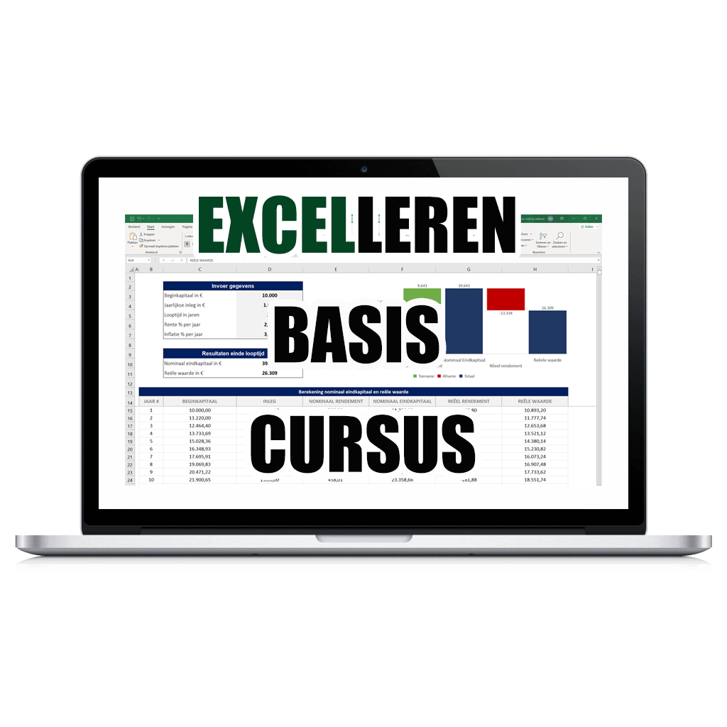 Excelleren - Cursus Microsoft Excel voor beginners - Succes met Excel leren